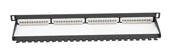24 port 0.5U Class VI 180 degree unshielded distribution frame NPP ...