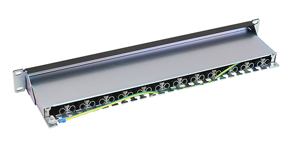 24 port Category 6 90 degree shielded distribution frame NPP-F624120 ...